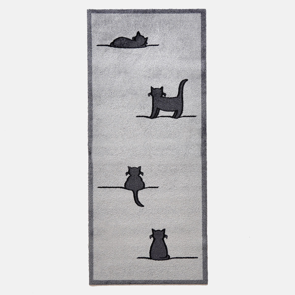 Cat Collection Runner Doormat Portrait, Machine Washable, 140cm x 60cm ...