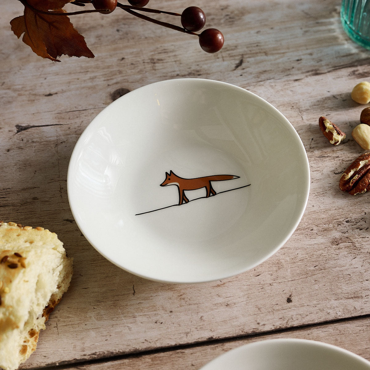 Fox Nibble Dish | Fine Bone China Dish | Jin Designs