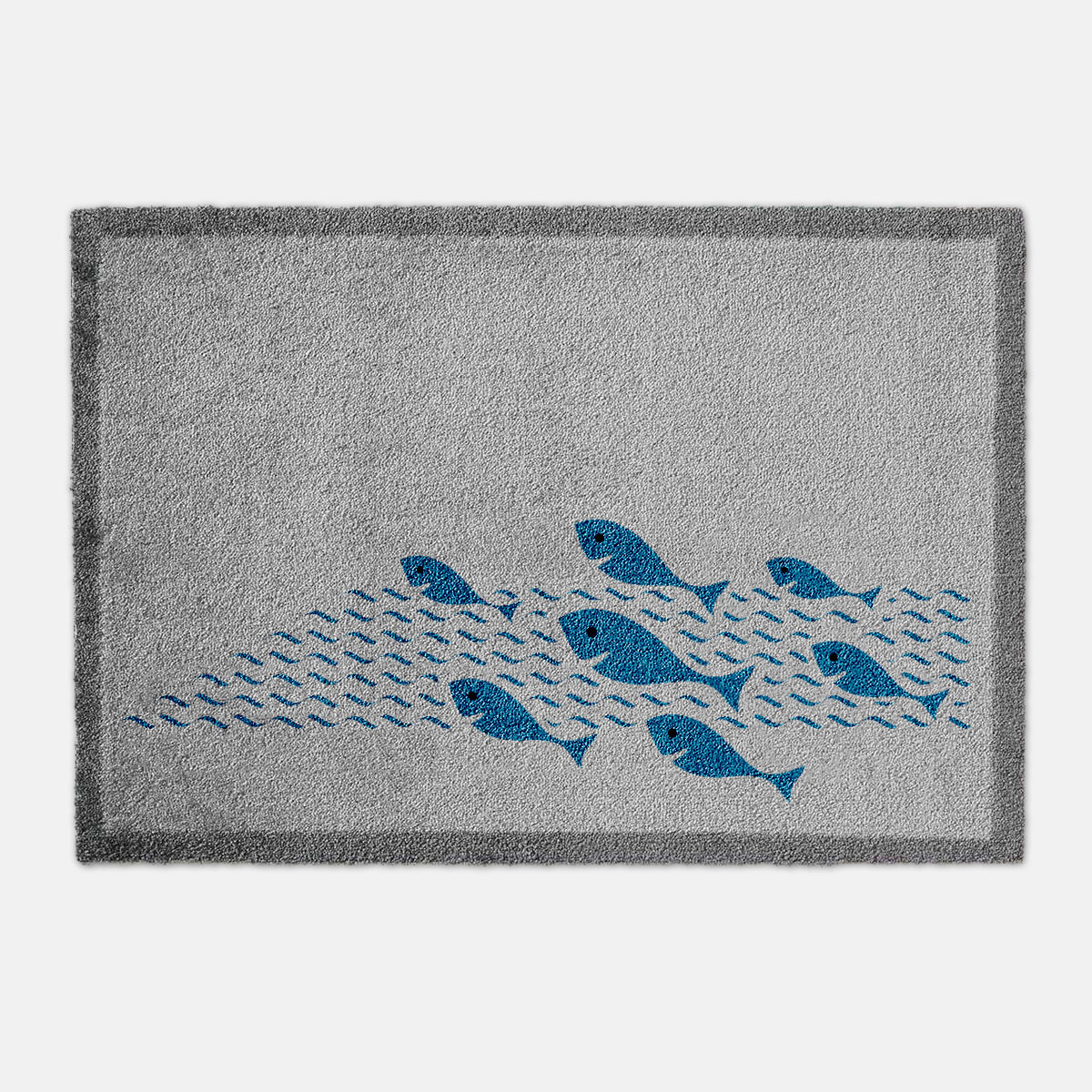 Fun Fish Doormat, Machine Washable, 50cm x 70cm by Jin Designs ...