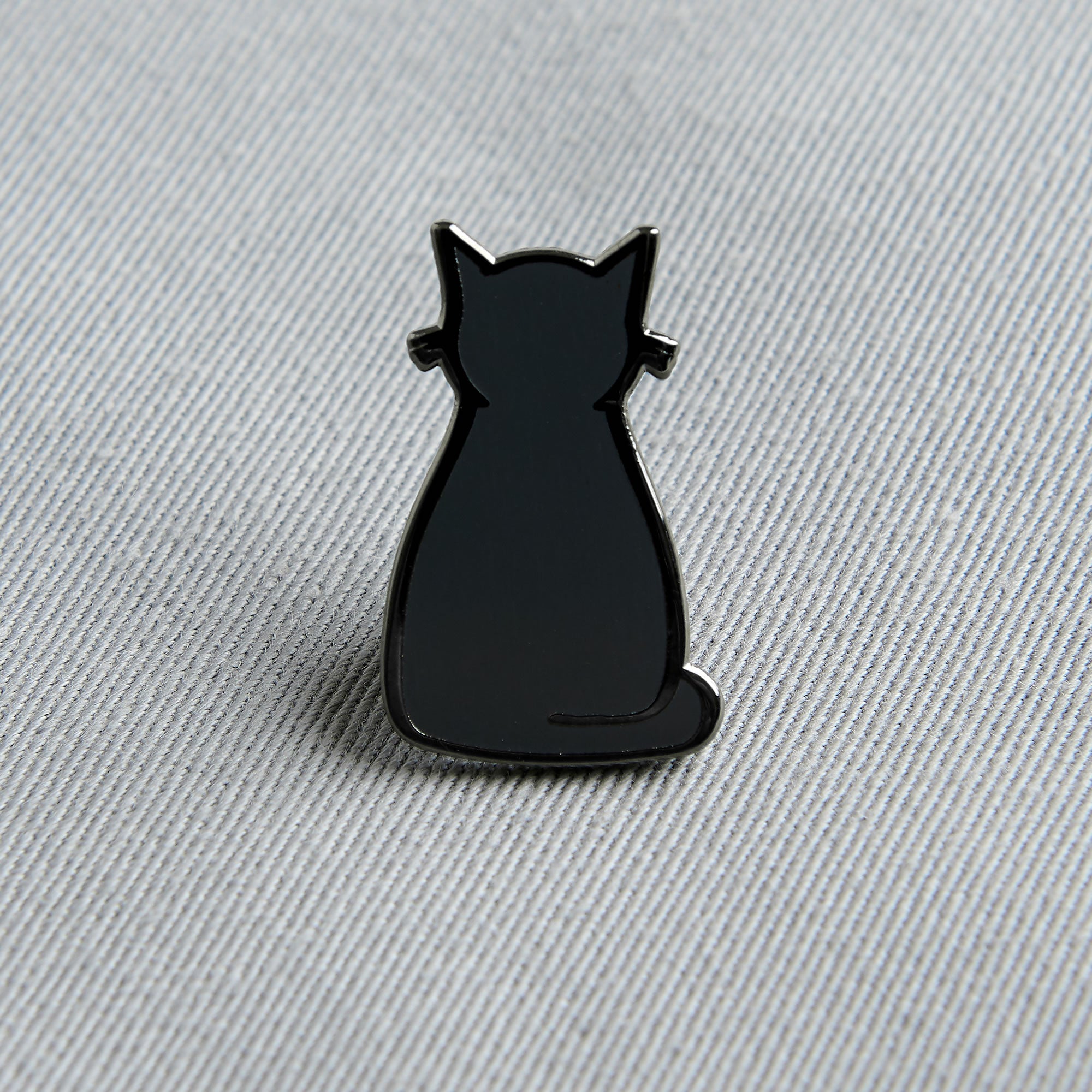 Sitting Cat Enamel Pin – Jin Designs