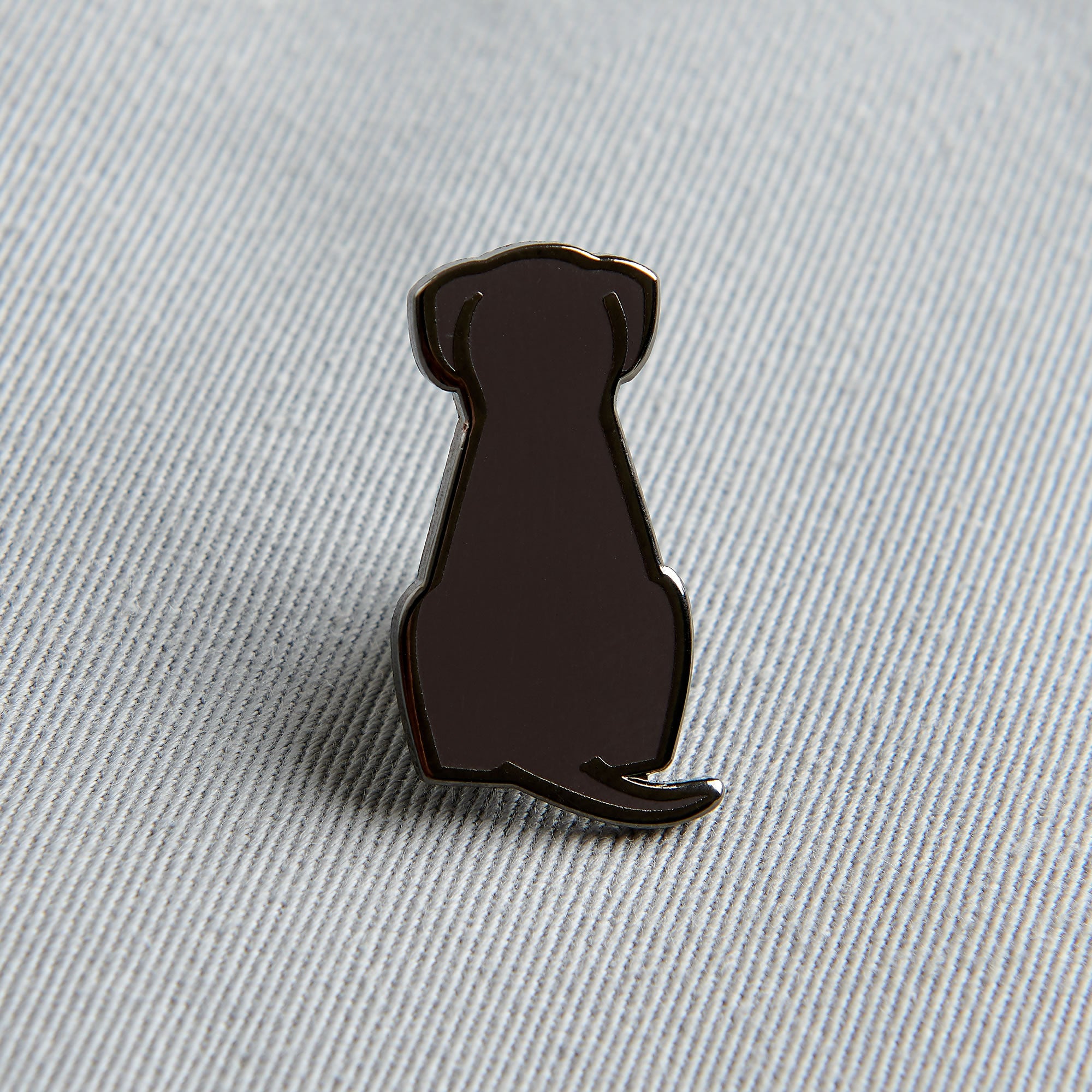 Sitting Dog Enamel Pin - Jin Designs
